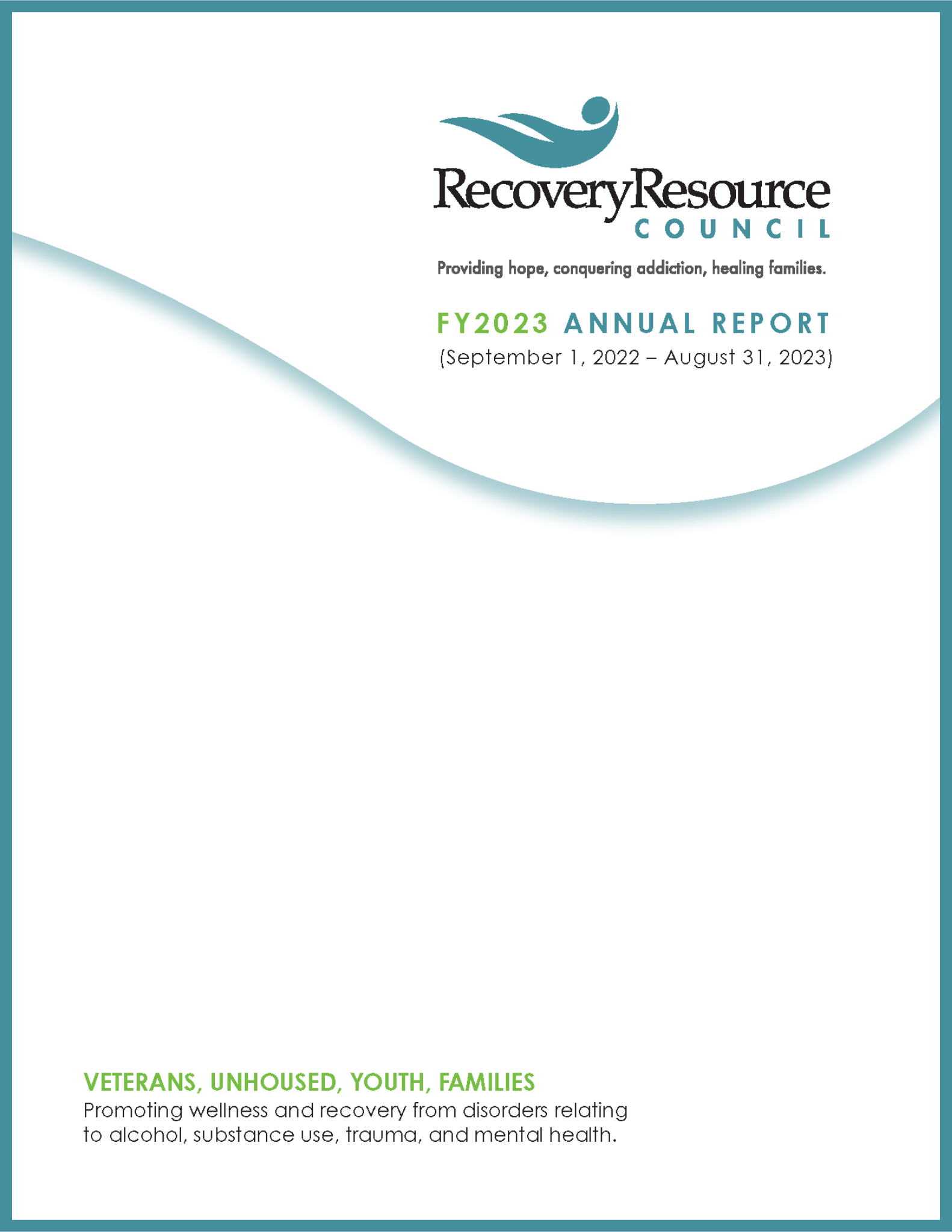 Annual Reports - Recovery Resource Council